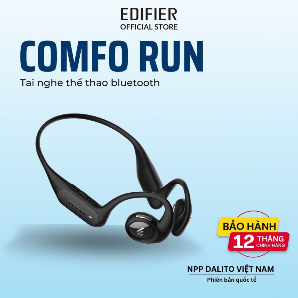 Tai nghe bluetooth Edifier Comfo Run thiết kế open-ear dáng thể thao | Tăng Bass | Pin 17 giờ ...