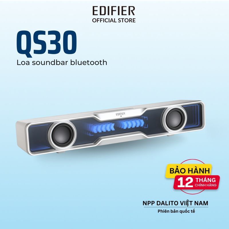 Loa Edifier QS30 Loa bluetooth v5.4, SoundBar đèn LED RGB, âm Bass bùng nổ - Bảo Hành 12 Tháng ...