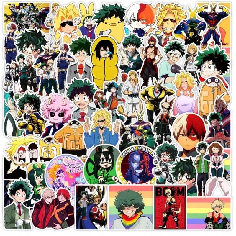 60 sticker Hero Academy học viện siêu anh hùng | Shopee Việt Nam