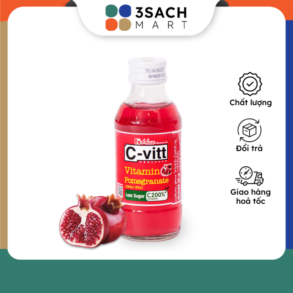 Nước Lựu Bổ Sung Vitamin C Cvitt (Chai 140ml) | Shopee Việt Nam