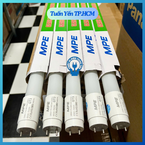 Hỏa Tốc HCM - Bóng đèn led tuýp MPE thủy tinh 1m2 18W - 28W Bảo hành 1 năm - Giá bán 1 cái ...