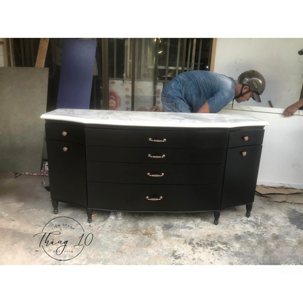 Tủ Tivi/ Tủ Console / Tủ Lavabo / Tủ Decor Khung Gỗ Mặt Đá - Phong Cách ...