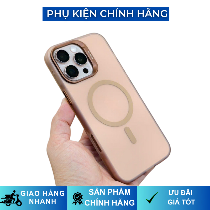 [ Đã có iP 16] Ốp Lưng Raigor Inverse Nhám Chống Sốc Tích Hợp Sạc Từ ...