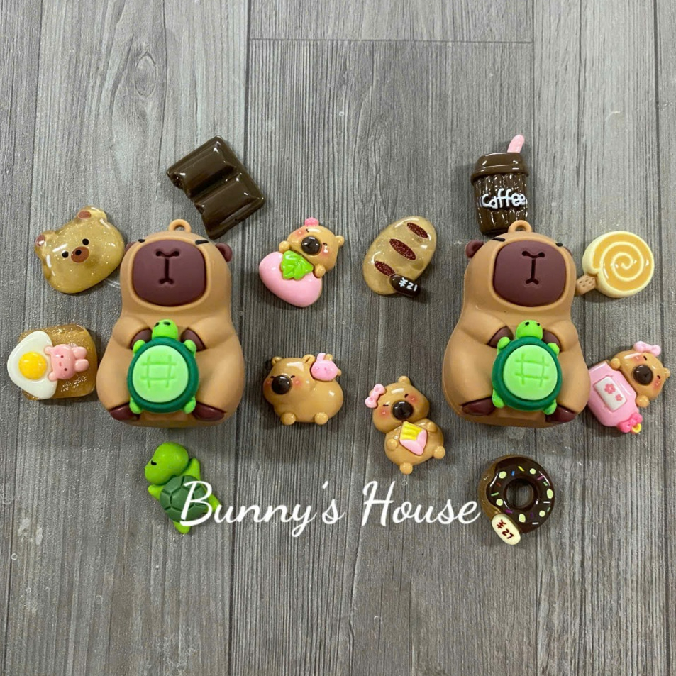 STICKER/JIBBITZ/SET CHARM CAPYBARA TRANG TRÍ DÉP SỤC | Shopee Việt Nam