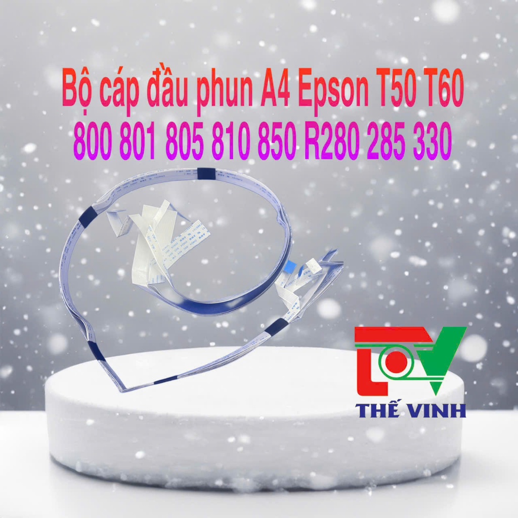 Bộ cáp đầu phun máy in màu A4 EPSON R280 R285 R295 R330 T50 T60 L800 ...