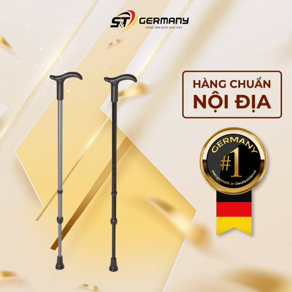 Gậy đi bộ Rebotec Simplex có tay cầm bằng nhựa có hình dạng giải phẫu ...