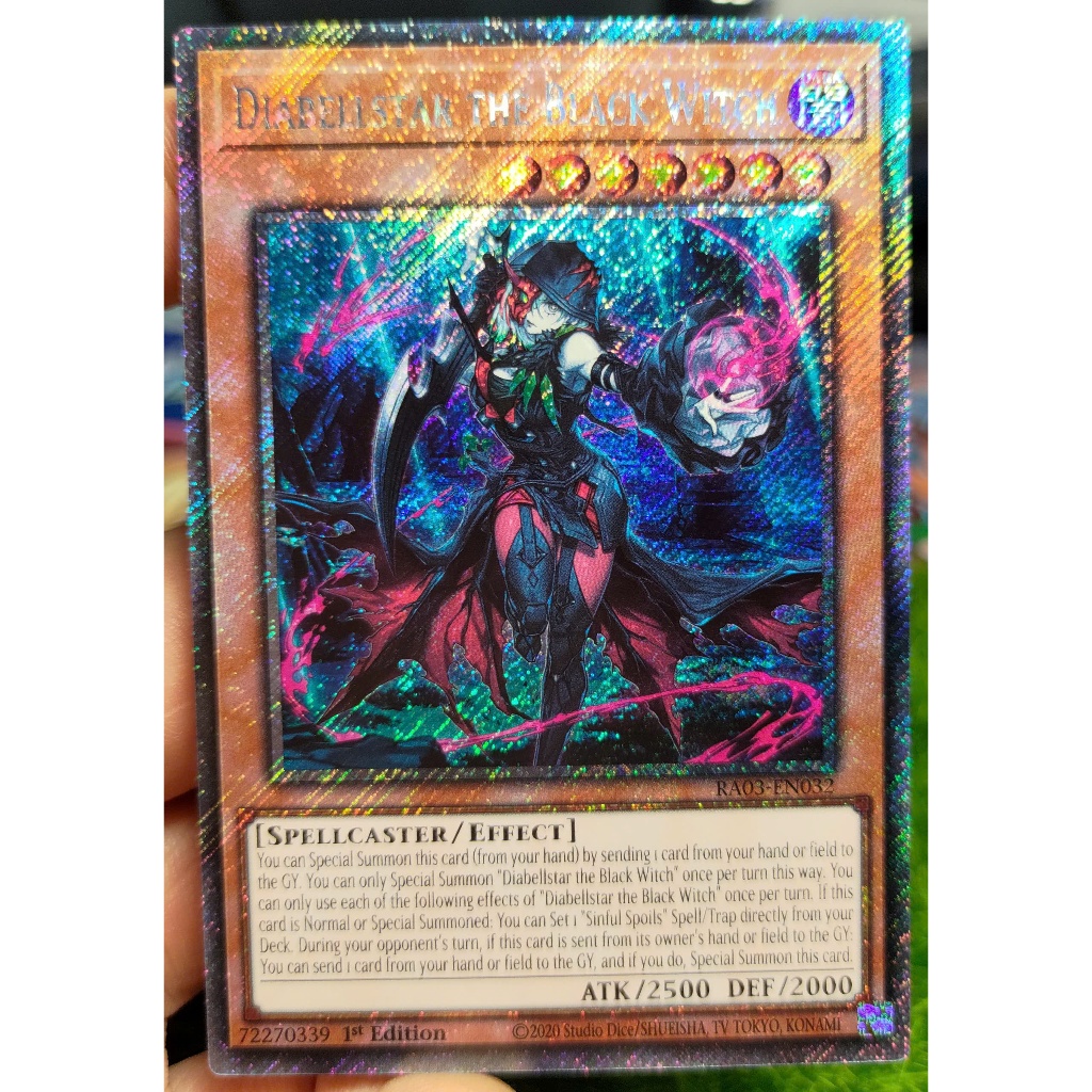 [KW2 Yugioh] [EN-UK] [Waifu] Thẻ bài Diabellstar the Black Witch - RA03-EN032 - Platinum Secret ...