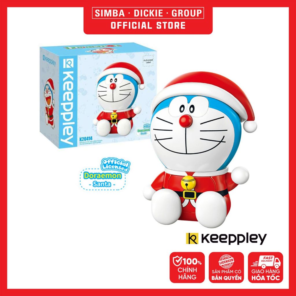 Đồ Chơi Lắp Ráp KEEPPLEY Doraemon Santa Building Blocks K20414 - Simba ...