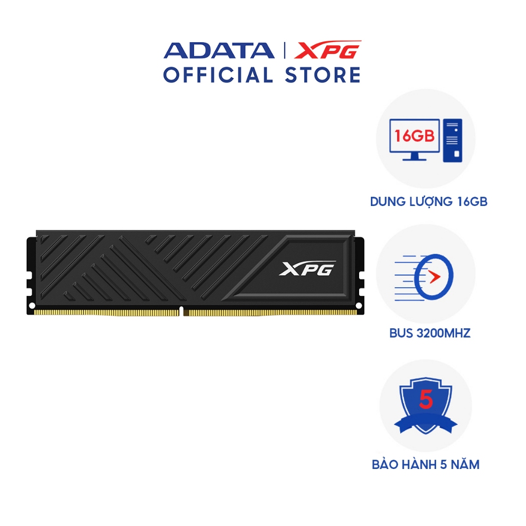Bộ nhớ trong máy tính - RAM ADATA XPG GAMMIX D35 DDR4 16GB (16x1 ...