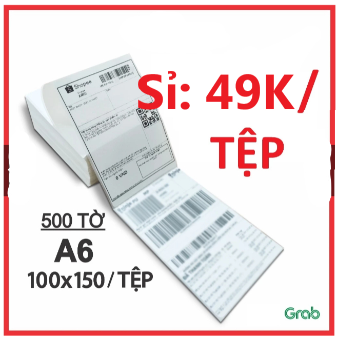 tệp 500 tem - Cuộn 350 tem dán 100x150mm, decal 100x150, tem đơn hàng ...