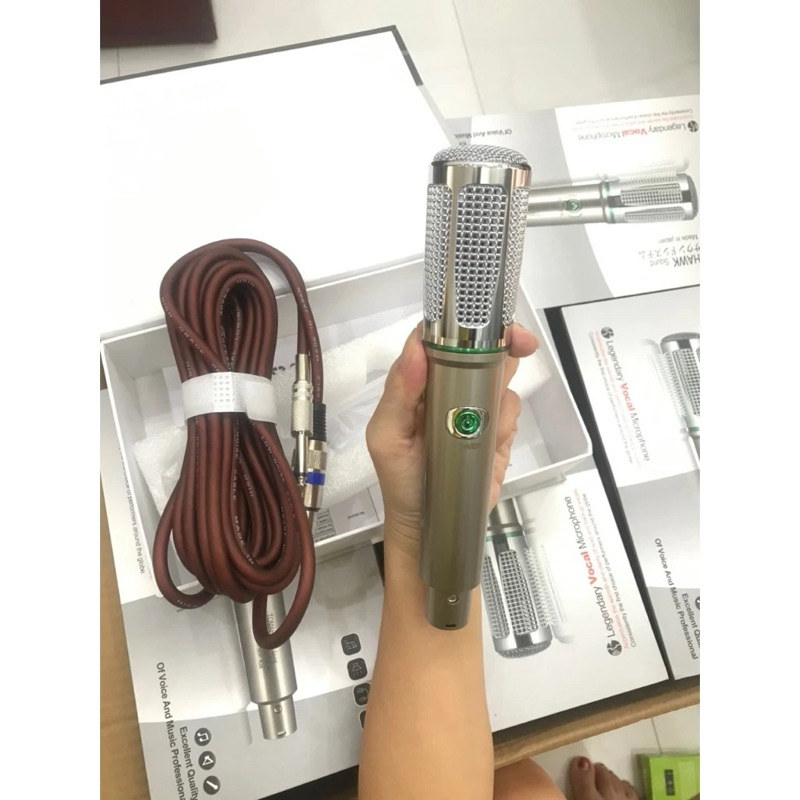 Micro có dây cao cấp Tomahawk Japan (Dây 5M, Mic hát nhẹ, tiếng sáng ...