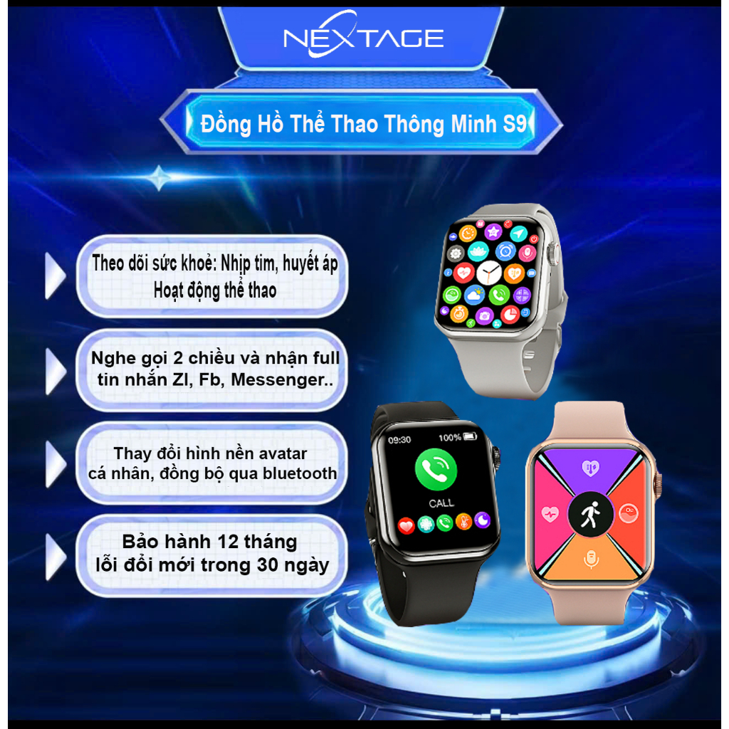 Đồng Hồ Thông Minh WATCH S9 và GT4 Mini - Smartwatch Nghe Gọi - Tin ...