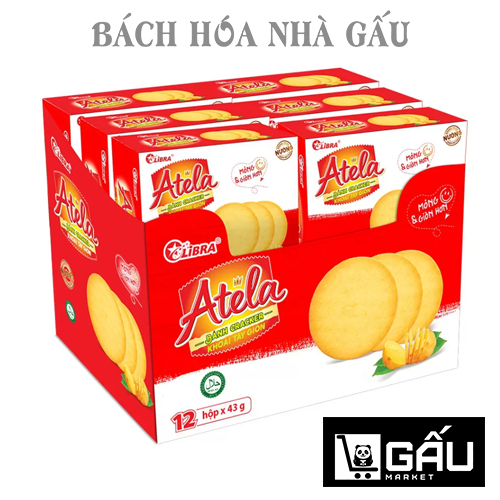 Bánh Atela Cracker 43g (Lốc 12 hộp) | Shopee Việt Nam