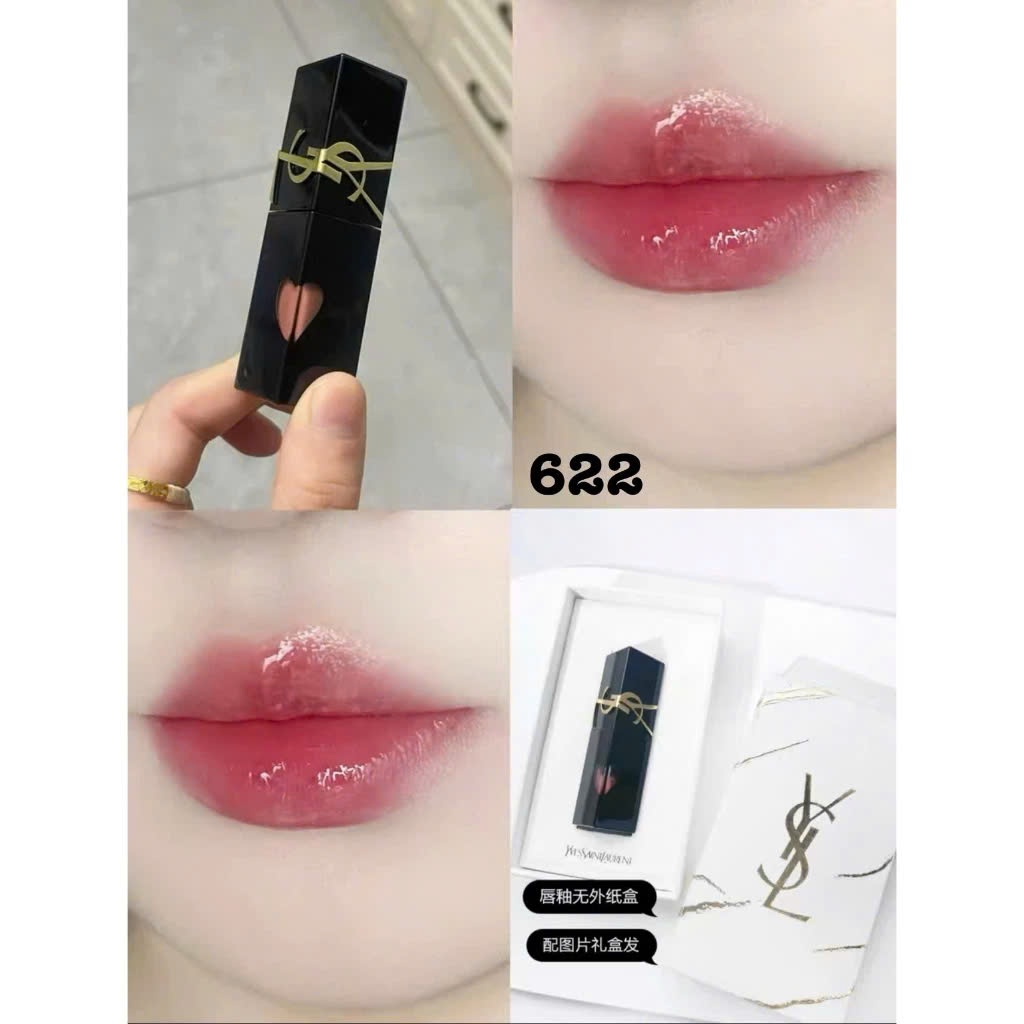 Son Kem YSL Vinyl Cream Lip Stain Mini Size 2.8ml, Căng bóng, lì môi siêu xinh, Hana Shop ...
