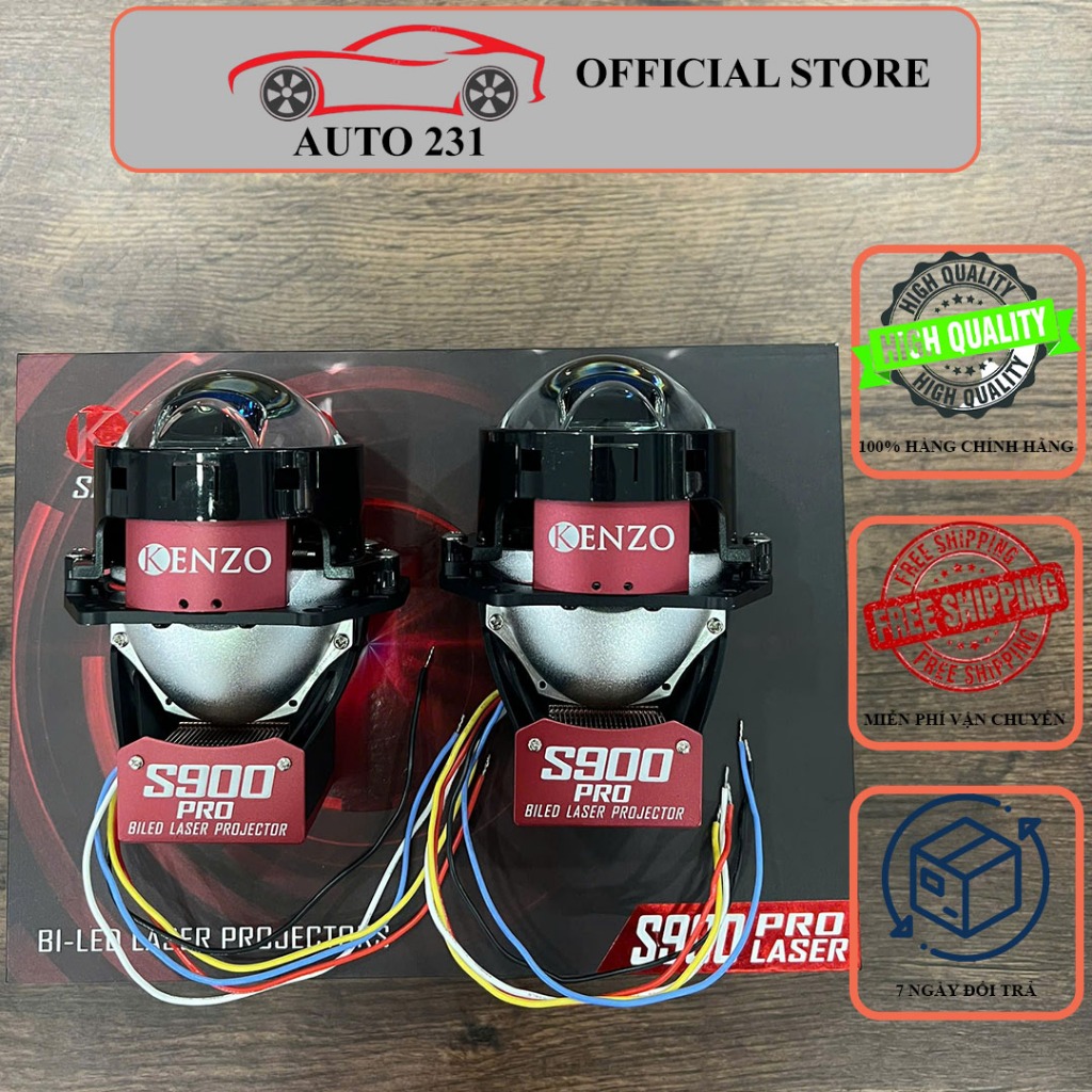 Bi LED Kenzo S900Pro - BI LED HIỆU SUẤT CAO - BẢO HÀNH CHÍNH HÃNG 3 NĂM ...