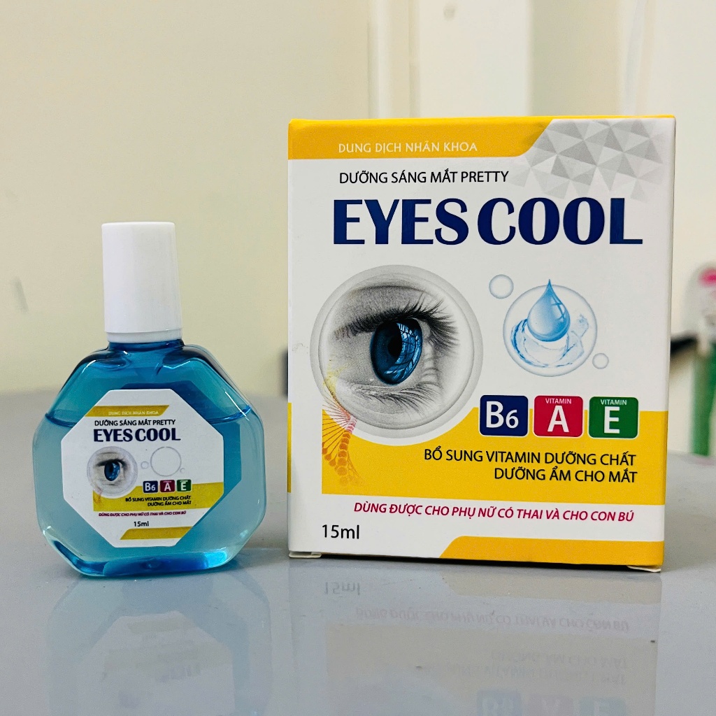 Nhỏ mắt EYESCOOL khô mắt, đau mắt, hỗ trợ dưỡng mắt - dùng được cho phụ nữ có thai & cho con bú ...