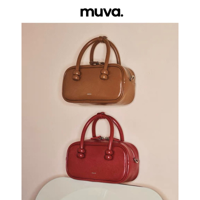 [SẴN] TÚI BOSTON MUVA MU - 335 DA BÒ THẬT CHÍNH HÃNG HOT HIT | Shopee ...