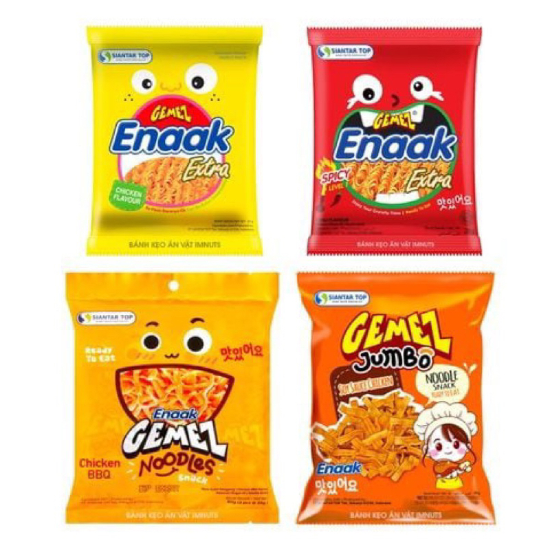 Snack Mì Tôm Ăn Liền ENAAK INDONESIA Đủ Vị | Shopee Việt Nam