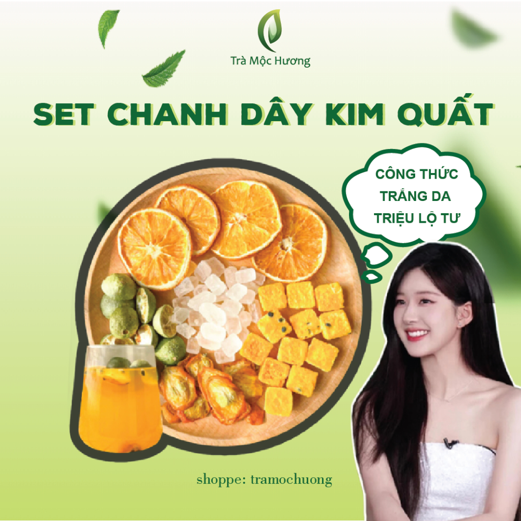 Trà Chanh Dây Kim Quất, Nước Uống Trắng Da Triệu Lộ Tư -Trà Mộc Hương | Shopee Việt Nam