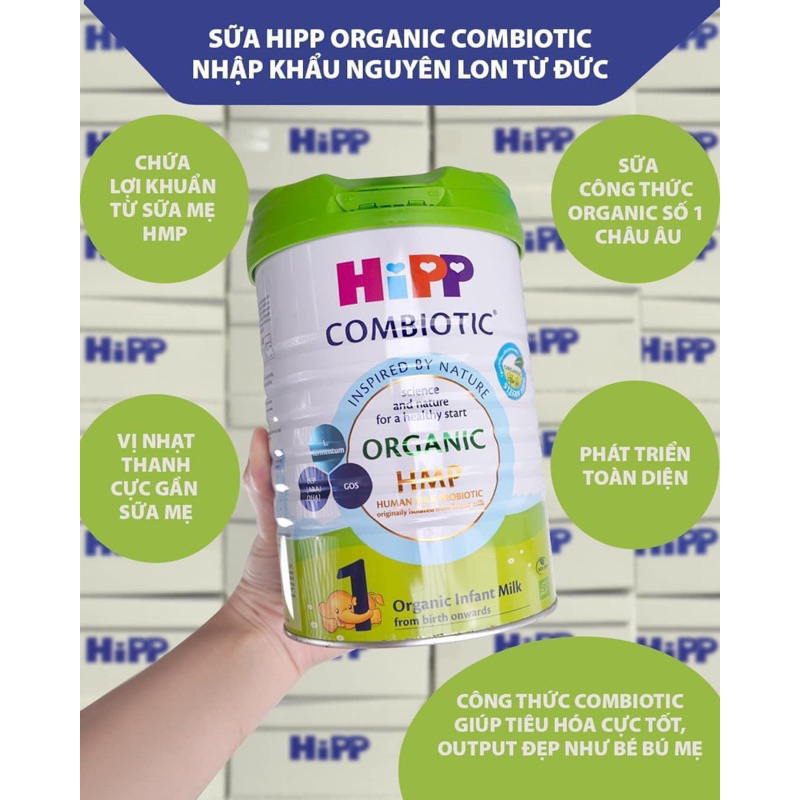 Sữa Bột Hipp 1 Organic Combiotic 800g Giúp Trẻ Tiêu Hoá Tốt Và Tăng Chiều Cao Ở Trẻ Nhỏ | Shopee ...