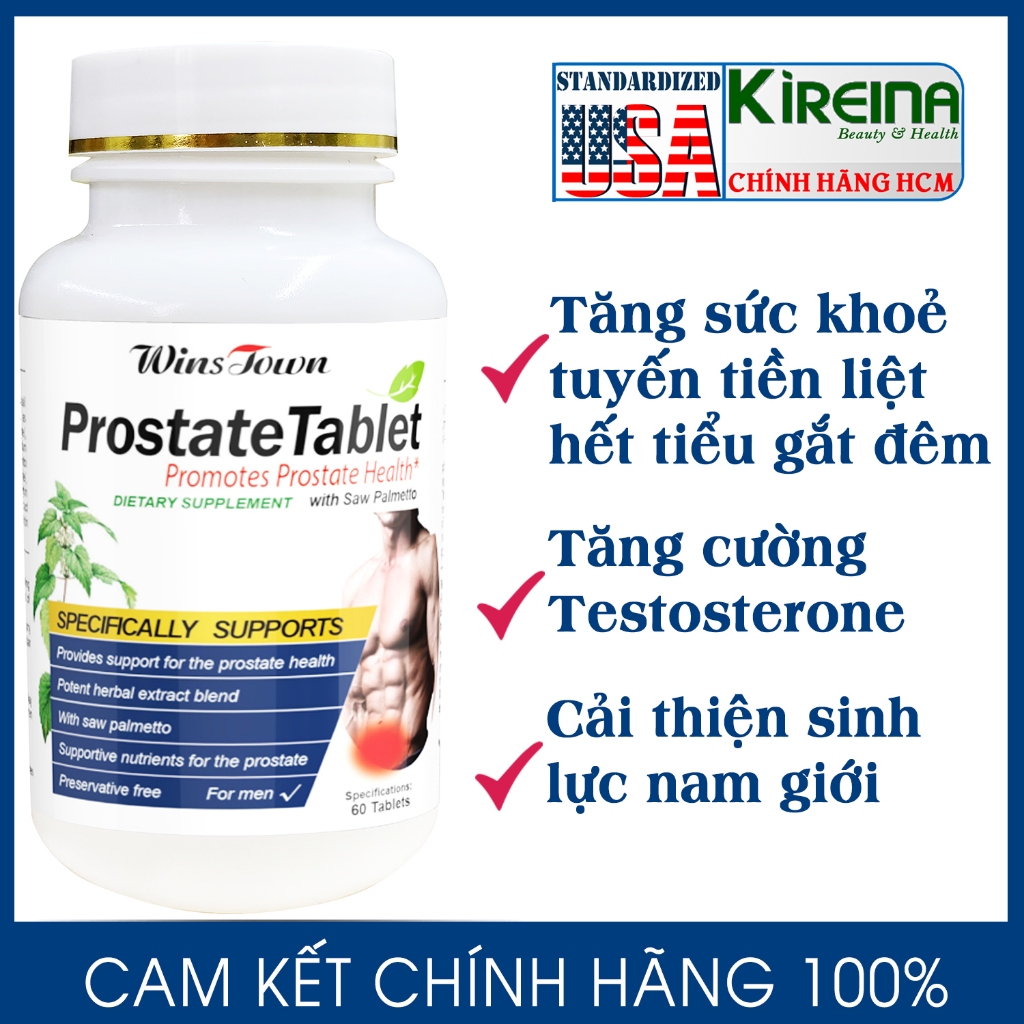 Viên uống Prostate Tablet tăng sức khỏe tuyến tiiền liệt đường tiết ...
