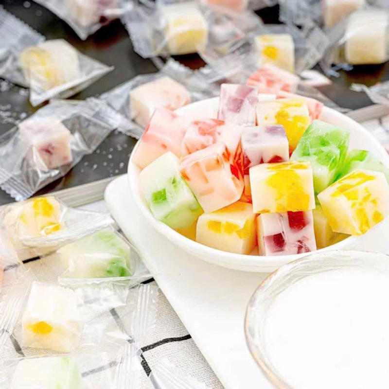 KẸO DẺO SỮA CHUA HOA QUẢ | Shopee Việt Nam