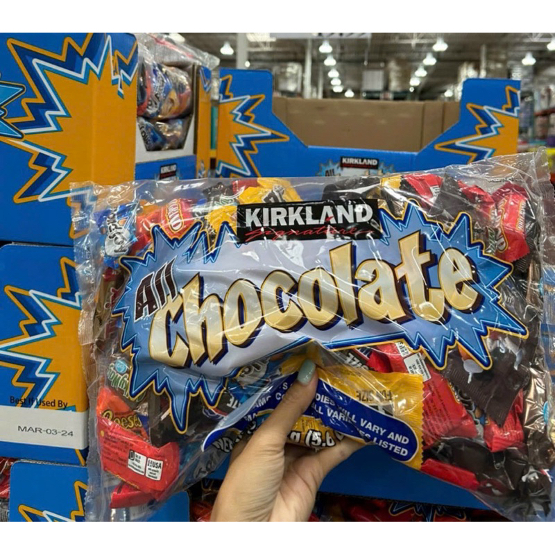 [US]Socola 150v khổng lồ All Chocolate Kirkland nặng 2.55kg hàng Mỹ ...