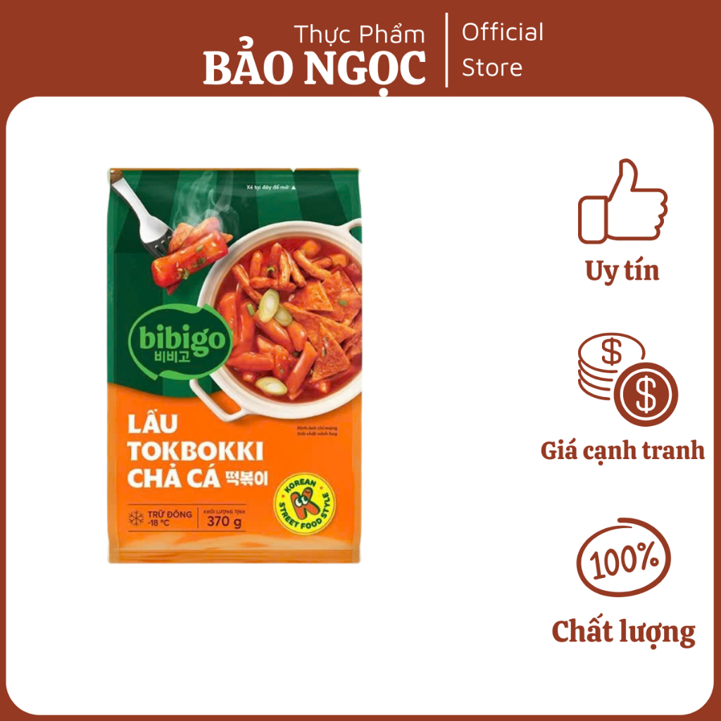 CJ - Bibigo lẩu Tokbokki chả cá (370g*24) - giao hỏa tốc Hà Nội | Shopee Việt Nam