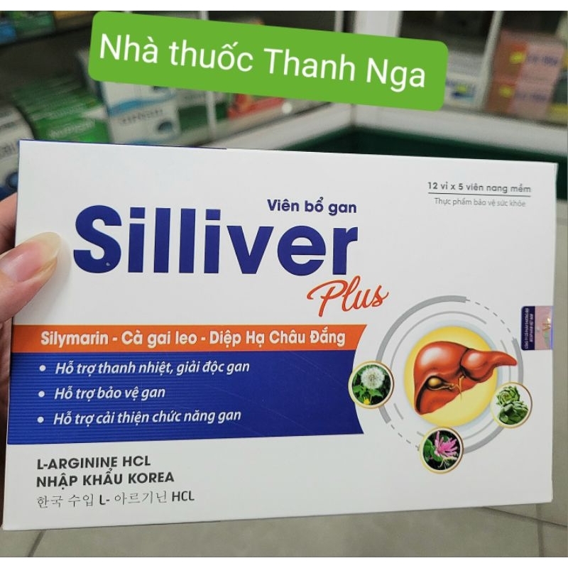 Viên uống Giải độc gan Silliver medipharm , hx50 viên | Shopee Việt Nam