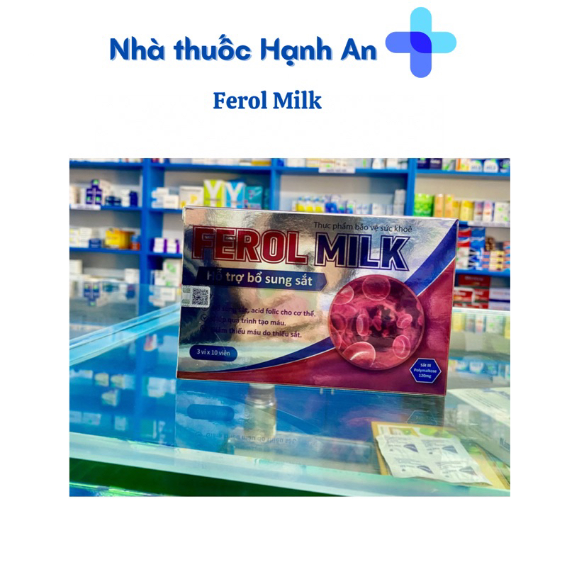 Viên uống bổ sung Sắt Ferol Milk (H/30v) | Shopee Việt Nam