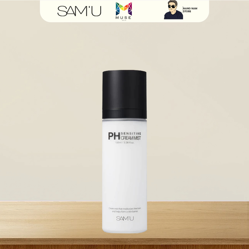 Xịt Khoáng Dưỡng Ẩm Căng Bóng Cho Da SAM'U PH SENSITIVE CREAM MIST 100ml | Shopee Việt Nam