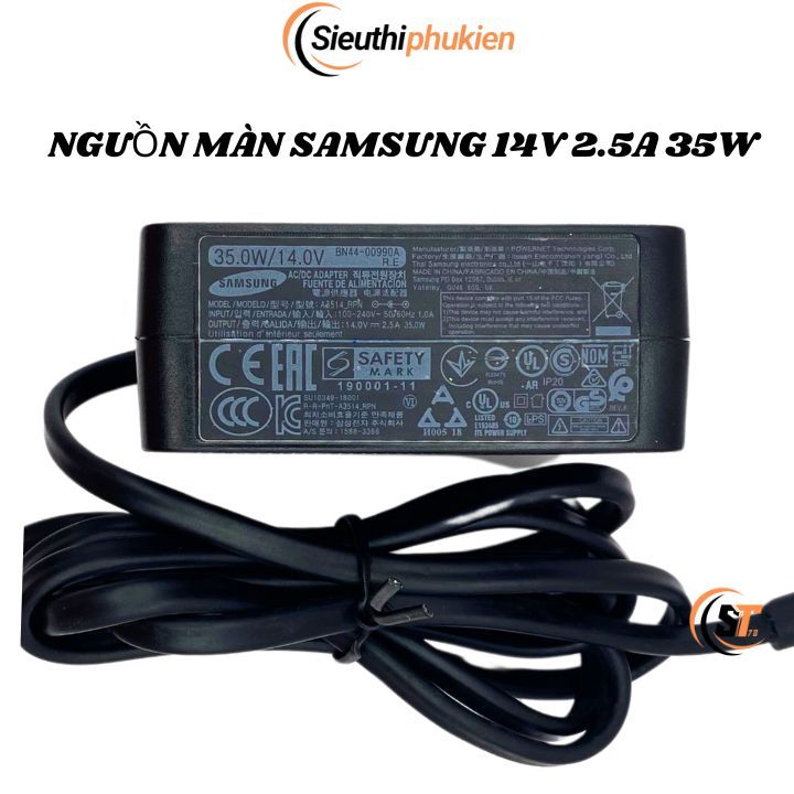 Adapter nguồn màn hình samsung 14v 2.5a A3514-RPN - bóc máy chính hãng | Shopee Việt Nam