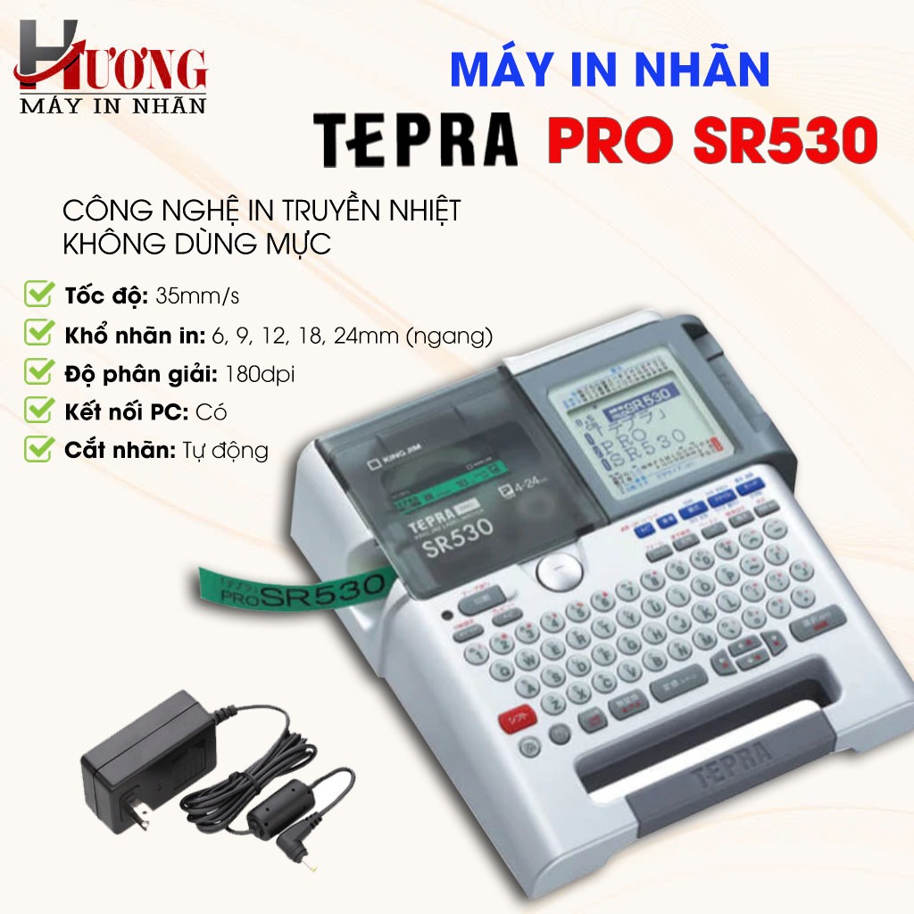 Máy in nhãn Tepra PRO SR530 - Chính hãng Tepra | Shopee Việt Nam