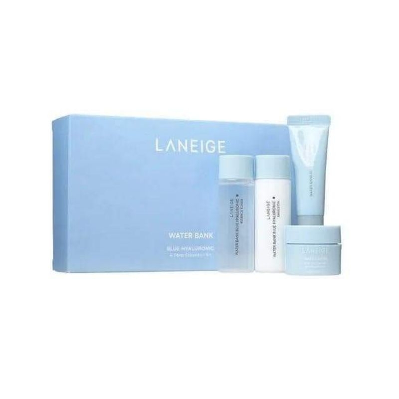 Set dưỡng da Laneige Mini 4 món 𝗟𝗔𝗡𝗘𝗜𝗚𝗘 𝗪𝗮𝘁𝗲𝗿 𝗕𝗮𝗻𝗸 𝗕𝗹𝘂𝗲 𝗛𝘆𝗮𝗹𝘂𝗿𝗼𝗻𝗶𝗰 ...