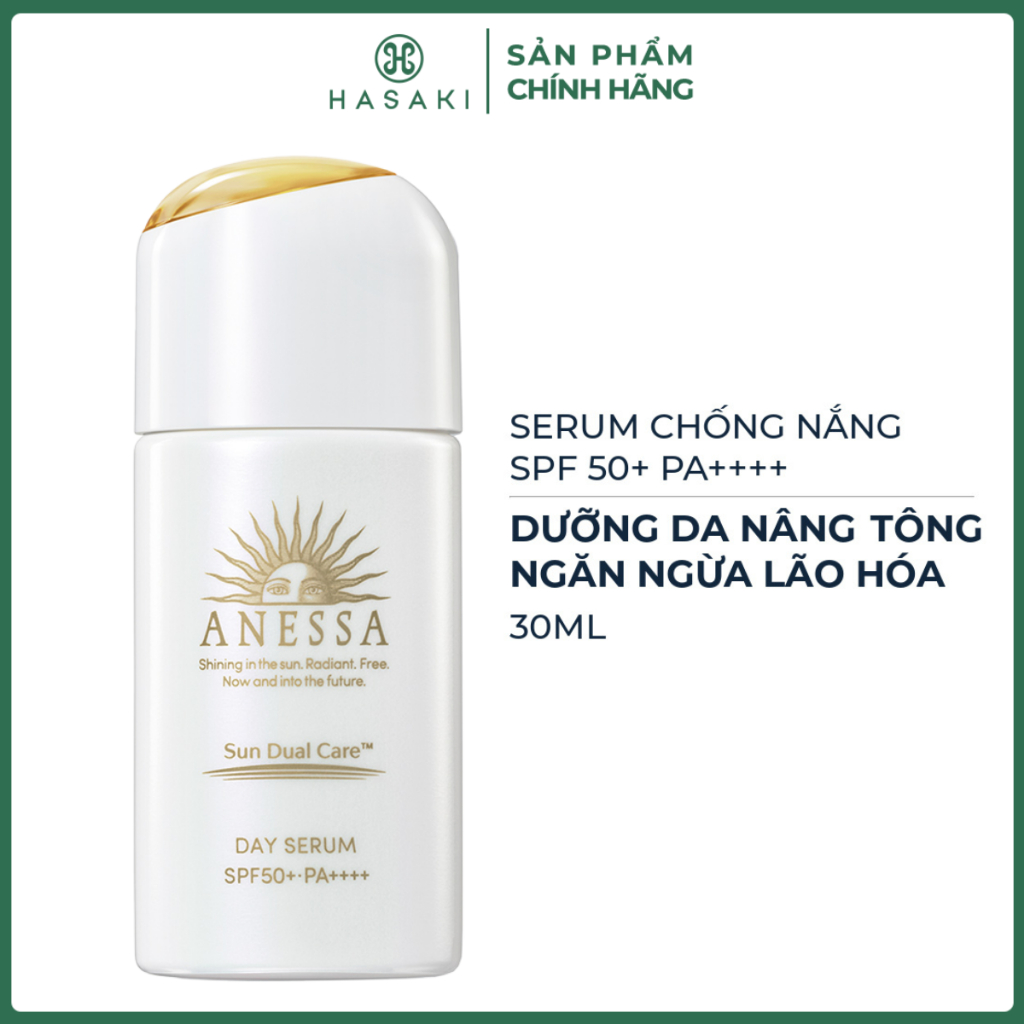 Serum Chống Nắng Anessa Dưỡng Da Nâng Tông 30ml SPF50+ PA++++ Hasaki Chính Hãng | Shopee Việt Nam