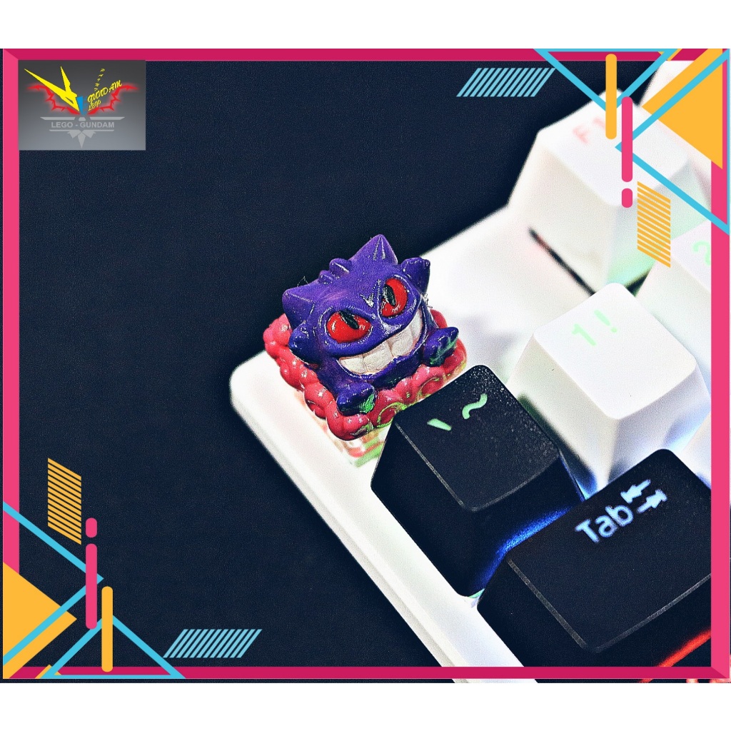 Keycap Anime Pokemon Gengar | Shopee Việt Nam