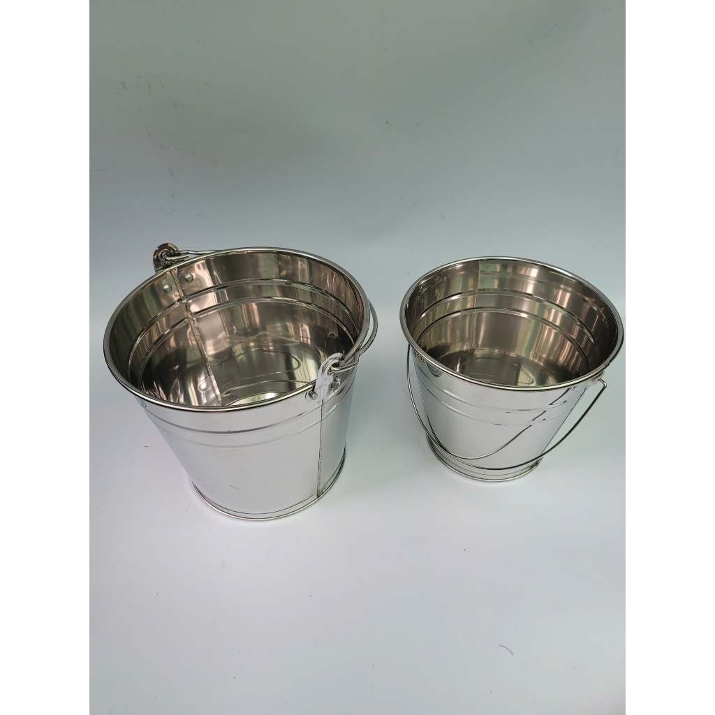 Xô inox đựng đá, xô gắp đá TITHAFAC đường kính 25cm-27cm-30cm ( hàng ...