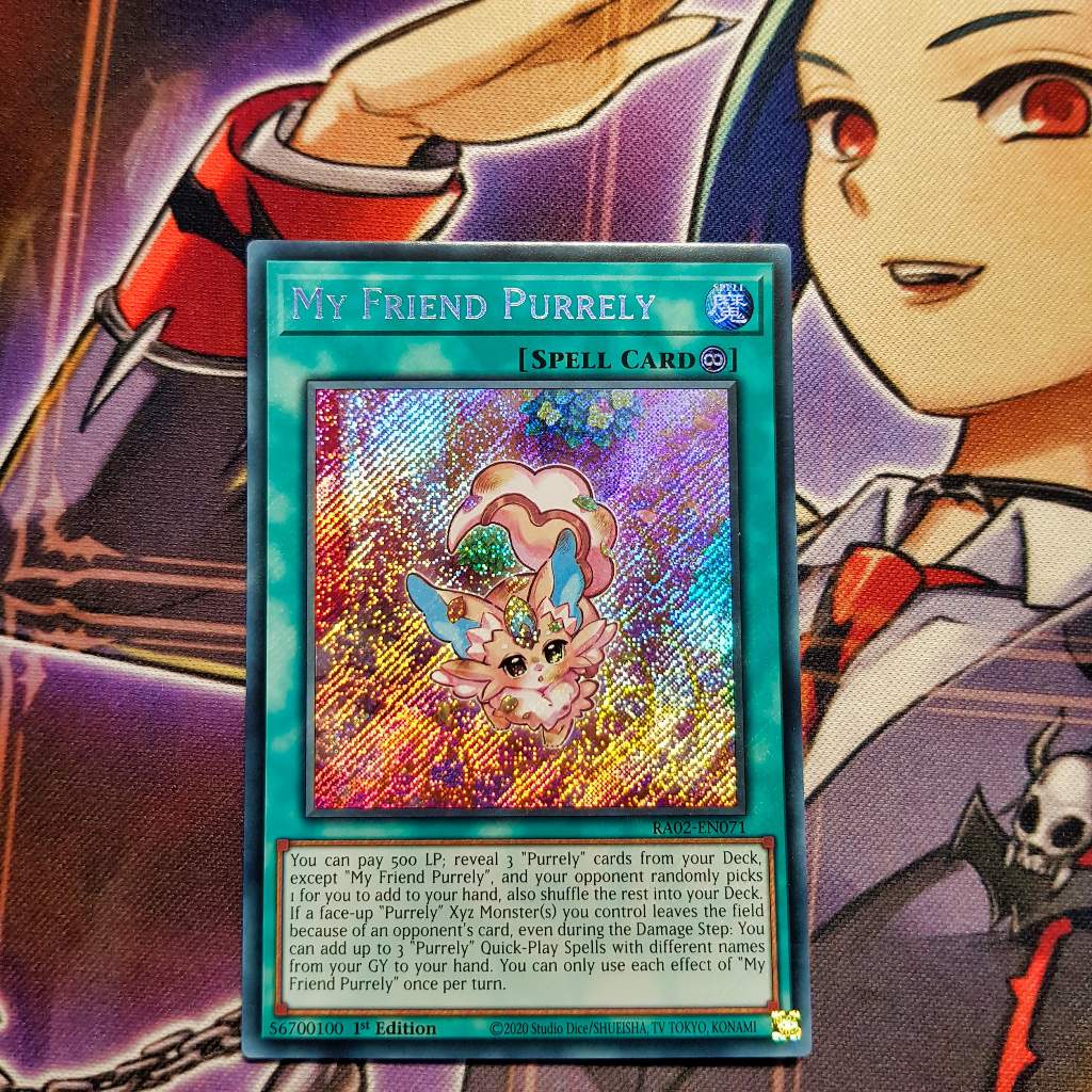 Thẻ bài Yugioh chính hãng | My Friend Purrely | RA02 Secret rare ...