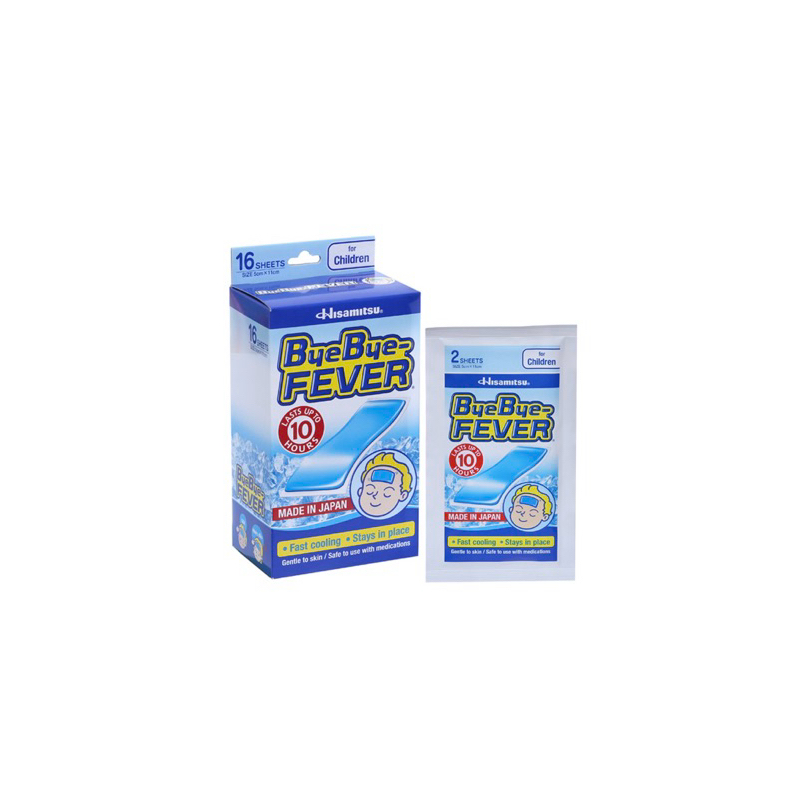 [ĐẢM BẢO CHÍNH HÃNG] Miếng dán ByeBye Fever Hisamitsu (bịch 2 miếng ...