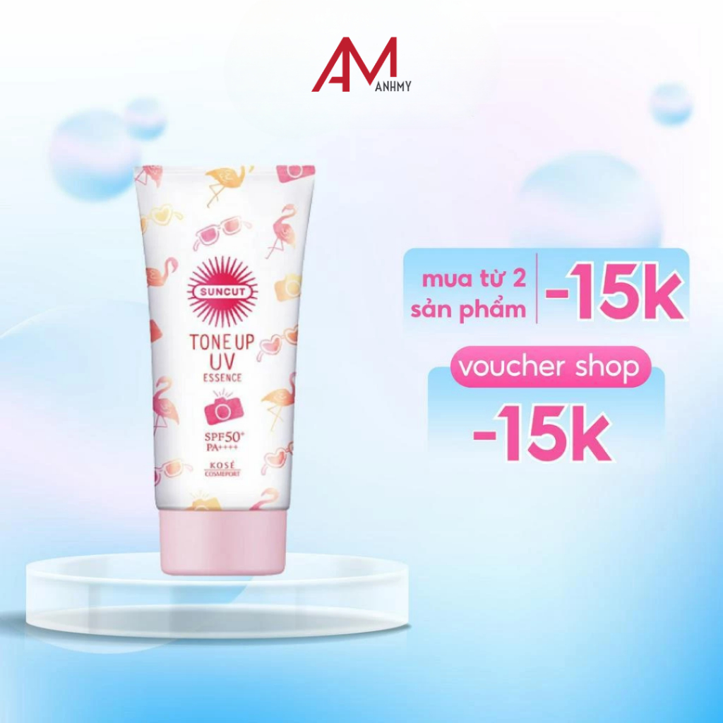 Kem chống nắng Kose Suncut Tone Up UV Essence SPF50+ PA ++++ nâng tông da 80g 3270 | Shopee Việt Nam