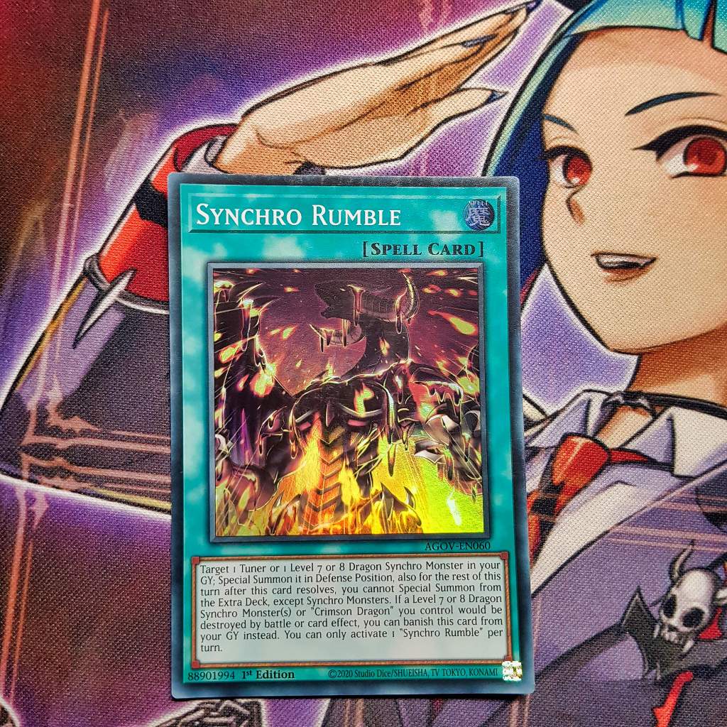 Thẻ bài Yugioh chính hãng | Synchro Rumble | AGOV Super rare. | Shopee ...