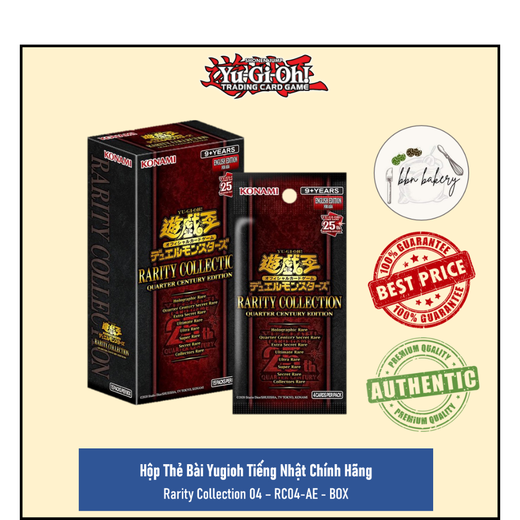 Hộp Thẻ Bài Yugioh Tiếng Nhật Chính Hãng: Rarity Collection 04 - RC04-JP - BOX | Shopee Việt Nam