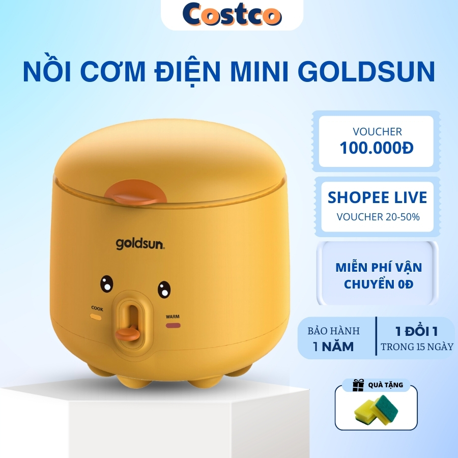 Nồi cơm điện mini Goldsun GRC5020 dung tích 1L công suất 400W bảo hành 12 tháng | Shopee Việt Nam