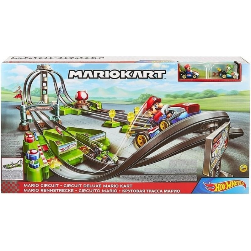 Hot Wheels Đường đua Mario Circuit kèm 2 xe | Shopee Việt Nam