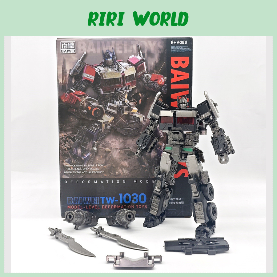 Mô hình Robot biến hình xe ô tô Transformer Optimus Prime TW1030 Robot ...