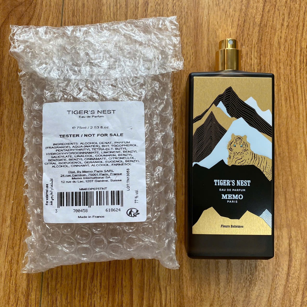 Nước Hoa Unisex : Tester Memo Paris Tiger's Nest EDP 75ml ( Không nắp ...