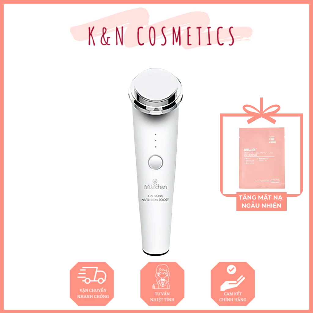 Máy điện di tinh chất ion sonic Nutrition Boost Mitechan Geine phiên ...