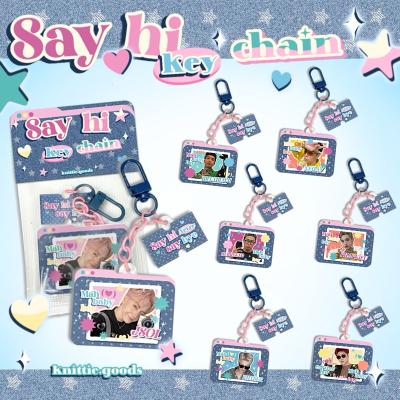 Say hi Keychain - ATSH Collection | KNITTIEGOODS | Shopee Việt Nam