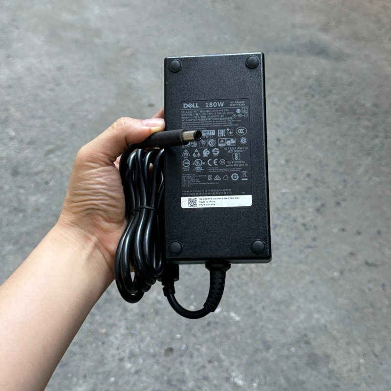Sạc laptop Dell 180w 19.5V 9.23A Model DA180PM111 bản gốc của Dell cung ...
