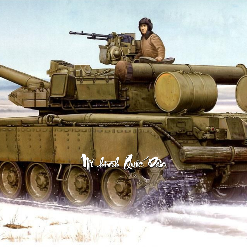 Mô hình Quân Sự | Bộ kit mô hình xe tăng T80 BVD | Tỷ lệ : 1/35 ...